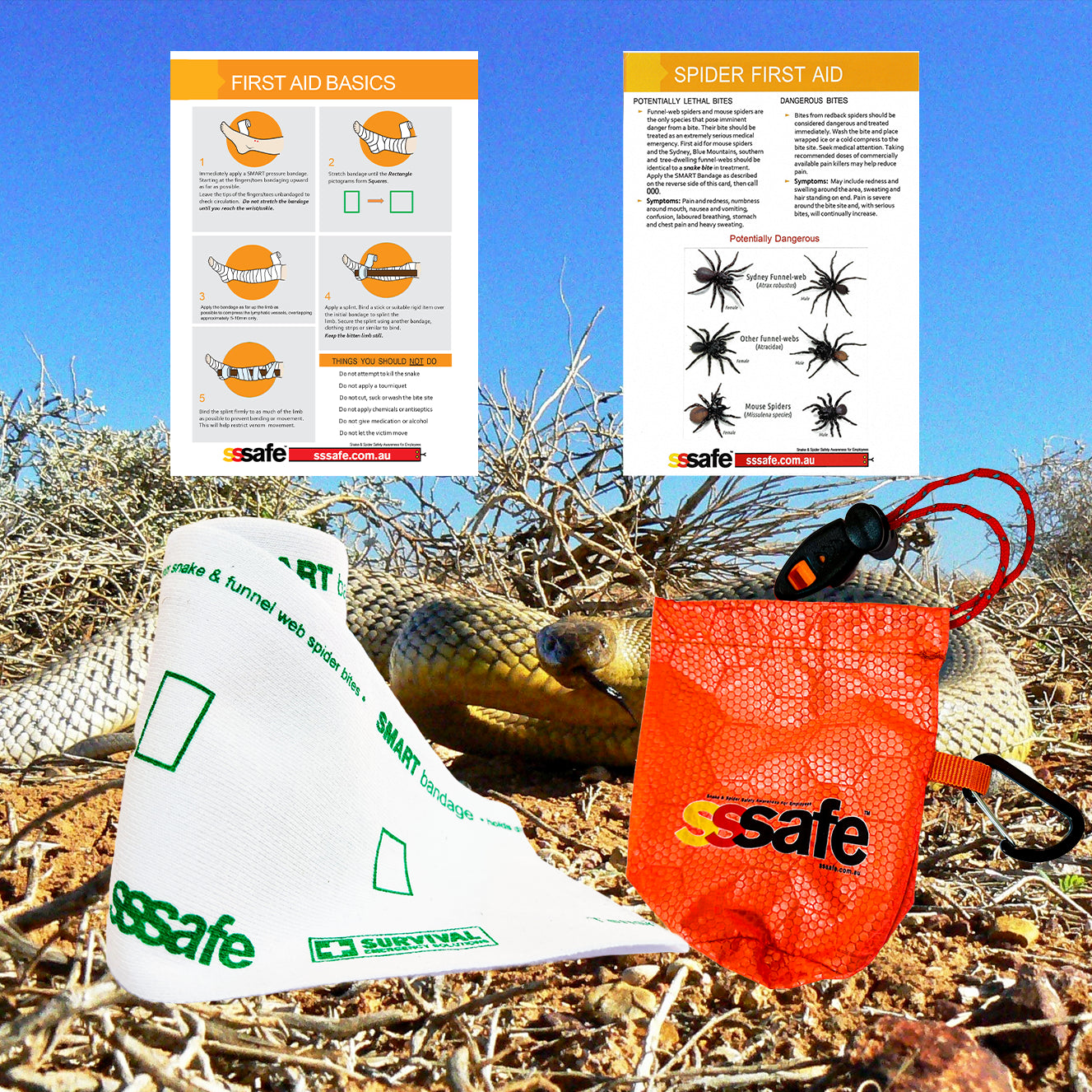 SMART Snake Bite Compression Bandage – sssafe.com.au